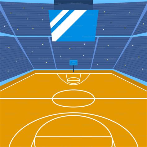 농구공이 있는 농구 코트 벡터 Unsplash의 경기장 이미지