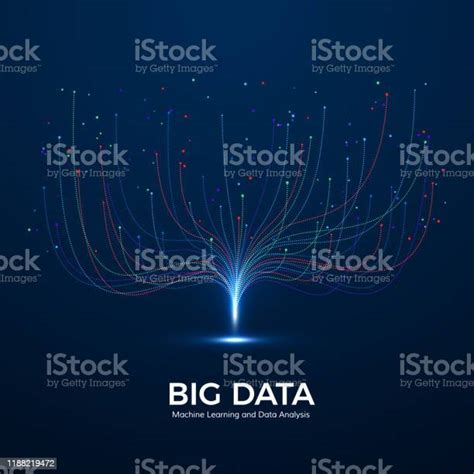Big Data Machine Learning And Data Analysis Digital Technology Visualization Dot And Connection