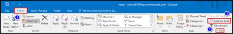 Change Default Address Book In Outlook Modify Instantly