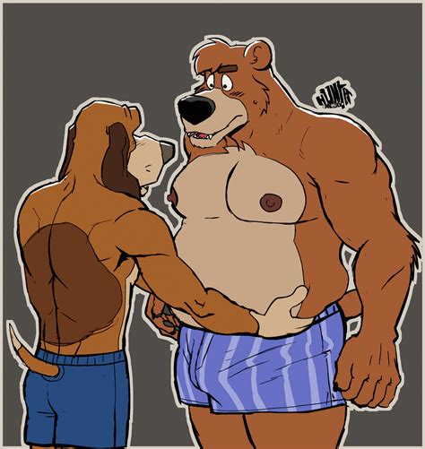 Rule 34 2boys Aged Up Animated Anthro Bear Belly Big Belly Blue