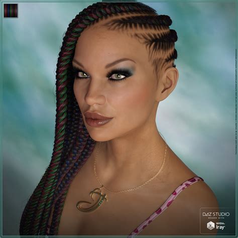 Touchable Jumbo Side Braids Daz 3d
