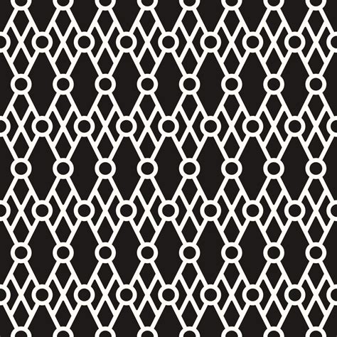 Vector Geometric Abstract Seamless Monochrome Pattern Texture Repeating