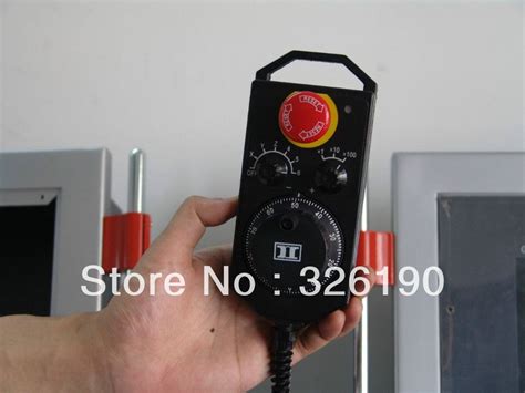 Manual Pulse Generator Handy Pulser Handwheel MPG With Emergency Stop And Enable Switch