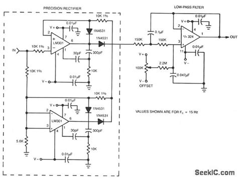 Precision Envelope Detector Measuring And Test Circuit Circuit