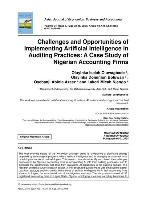 Pdf Challenges And Opportunities Of Implementing Artificial