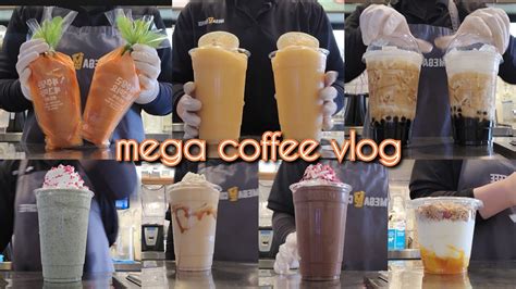 20226월 메가커피 Vlog 4년차 알바생 6월도 Bye~~👋카페 브이로그알바브이로그음료제조영상 Youtube