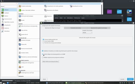 Que mande de nuevo el grub de openSuSE Shell la vie Ingeniería GNU Linux bilingüe