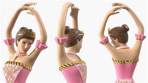 Ballerina Figure Pink 3d Model 39 3ds Blend C4d Fbx Max Ma