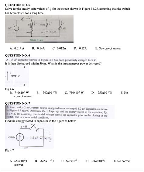 Solved QUESTION NO Solve For The Steady State Values Of Chegg