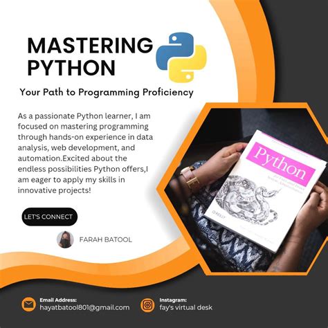 Farah B On Linkedin Python Programming Coding Learntocode Techjourney Datascience