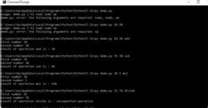 Python Command Line Arguments Options In Command Line Argument