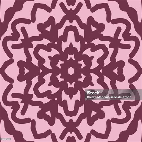 그래픽 배경 꽃 기하학적 장식 사각 패턴 손수건 인쇄 직물 목 스카프 또는 양탄자 벡터 0명에 대한 스톡 벡터 아트 및 기타