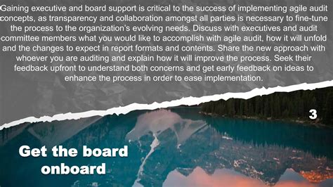 8 Moves To Becoming An Agile Internal Audit Pptx