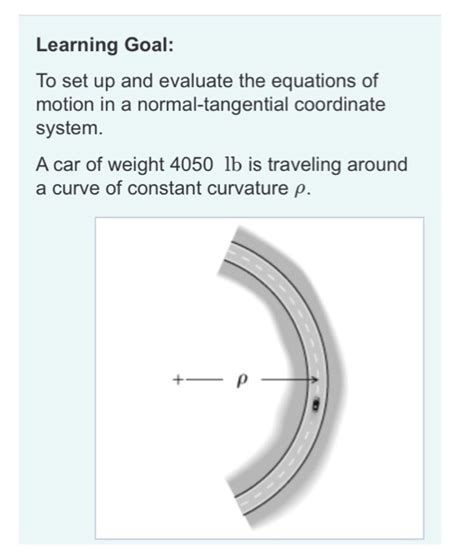 Solved Learning Goal To Set Up And Evaluate The Equations