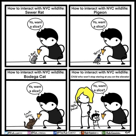 Rob Important Psa Nyc Nyclife Queens Comic Webcomic Psa Pizza Facebook