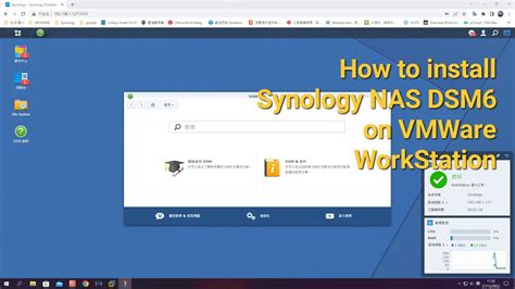 Install Synology Nas Dsm6 On Vmware Youtube