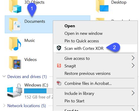 Perform A Cortex Xdr Virus And Malware Scan Information Technology