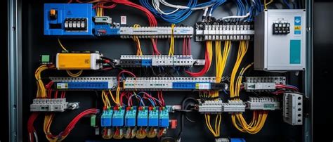 Premium AI Image Plc Control Panel With Wirin