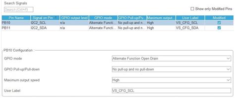 stm32cubemx doesn t show gpio pull up pull down op stmicroelectronics community