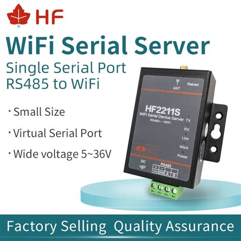 HF S Small Size Industrial Modbus Serial RS To WiFi Converter TCP IP Telnet Modbus M