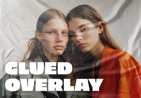 Glued Paper Overlay Texture With Generative AI Stock Template Adobe Stock