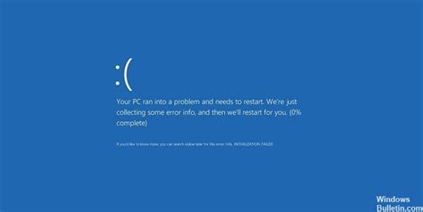 Fixing Bad System Config Info Blue Screen Error Windows Bulletin