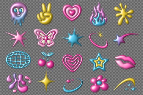 Y2K Elements Set Design Cuts