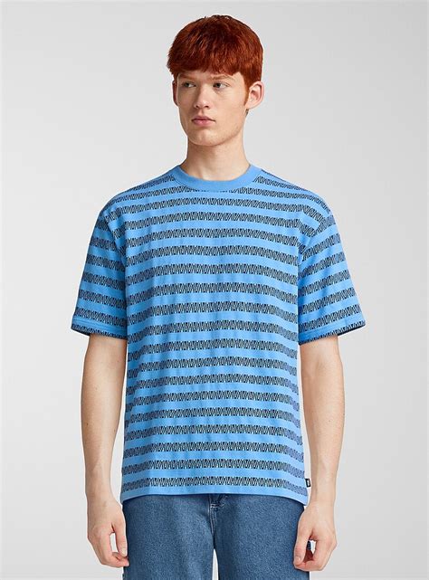 Le T Shirt Rayures Jacquard Palmer Vans T Shirts Imprimés Et à