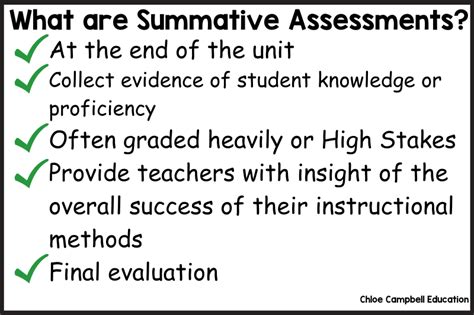15 Summative Assessment Examples For Elementary Babes