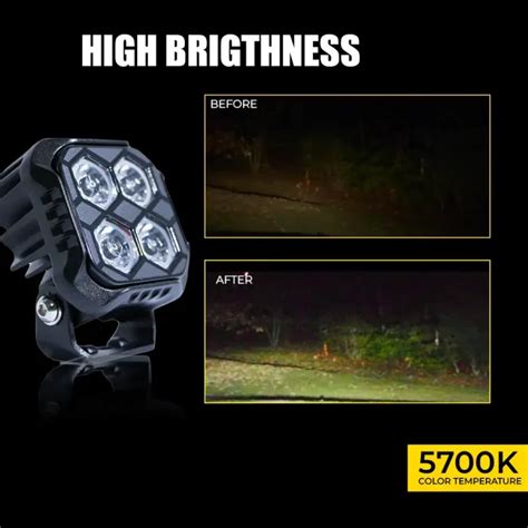 Tobys New Launched 3 20w Led Work Light Mini Auxiliary Headlight