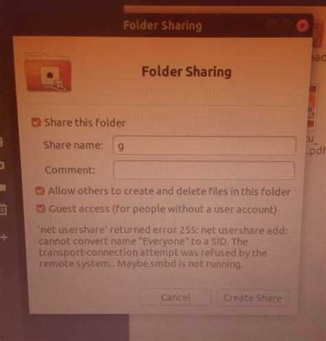 Error While Using Samba For File Sharing Convert Name Everyone To A Sid Ask Ubuntu