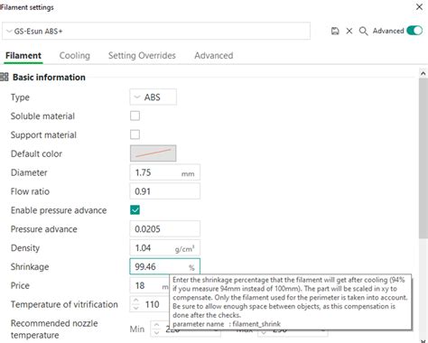 Shrinkage Setting Shrinks Model Even More Issue SoftFever OrcaSlicer GitHub