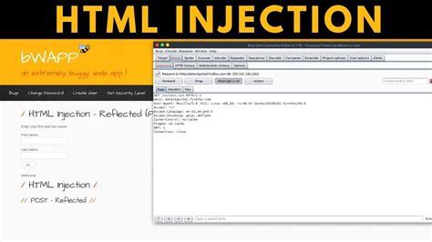 Unveiling The Vulnerability Bwapp Html Injection Reflected Get