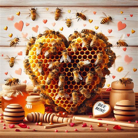 Download Ai Generated Bees Heart Royalty Free Stock Illustration Image Pixabay