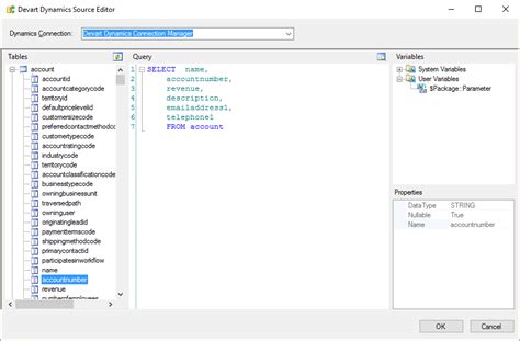Devart SSIS Data Flow Components For Dynamics CRM Visual Studio