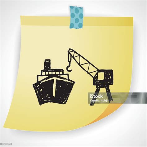 두루미 낙서 그리기에 대한 스톡 벡터 아트 및 기타 이미지 그리기 기업 재무와 산업 낙서 드로잉 Istock