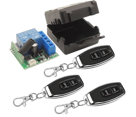 Dc12v Wireless Switch Relay Receiver With Remote Control Functionality