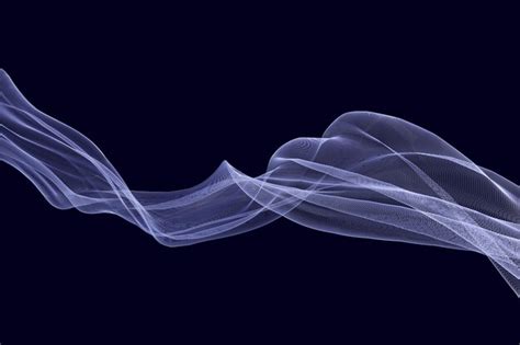 Premium Photo Flowing Cyan Curves 3d Rendering