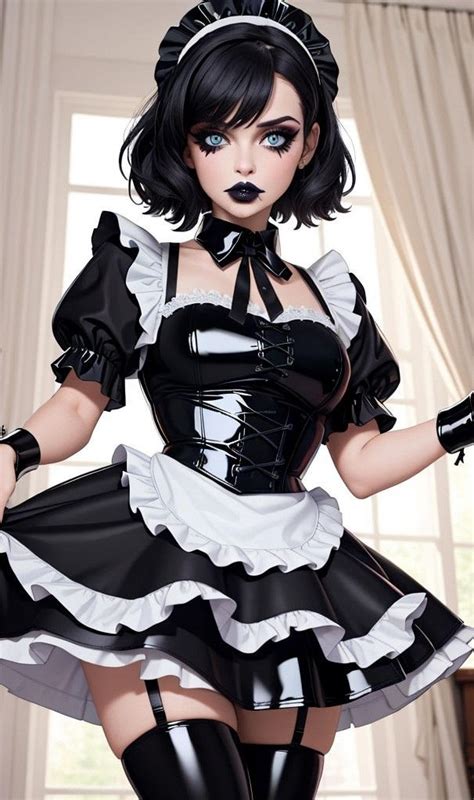 Goth Latex Maid 17 By N Cog Nito On Deviantart
