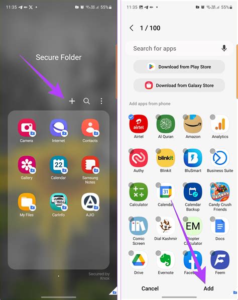 How To Add Or Remove Apps From Secure Folder On Samsung Phones Guiding Tech