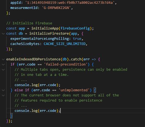 How Can I Access Database Offline On Firebase By Web Rfirebase