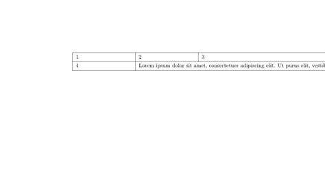 Tabularray Text In Table With Vertical Spanning Not Wrapping Tex