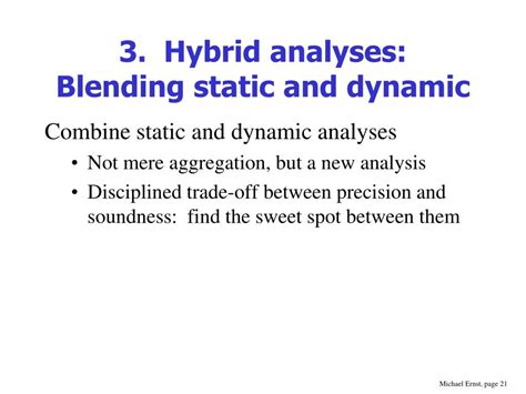 Ppt Static And Dynamic Analysis Synergy And Duality Powerpoint Presentation Id1821667