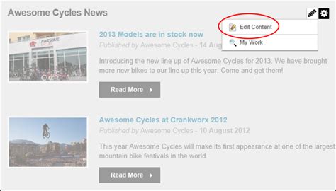 Editing Module Content