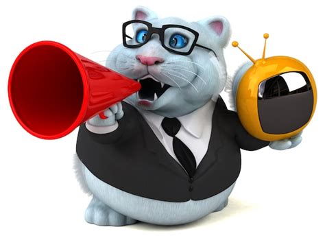 Premium Photo Fun Cat Animation