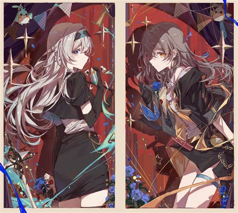 Trailblazer Stelle And Firefly Honkai And More Drawn By Yajuu Danbooru