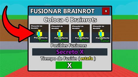 ¡fusioné 4 Noobini Pizzanini Y ConseguÍ El Brainrot Secreto Bug 😱👀 Steal A Brainrot Youtube