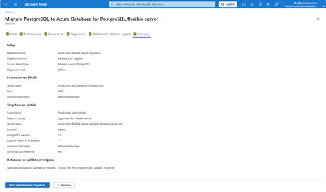 Migrate Offline From An Amazon Aurora Postgresql To Azure Database For Postgresql Using The