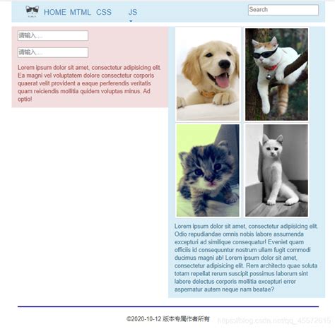 Bootstrap编写的一个响应式网页根据效果图利用boostrap完成响应式页面的设计与实现 Csdn博客