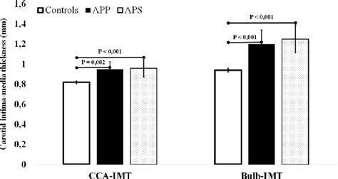 Common Carotid Artery Intima Media Thickness CCA IMT And Intima Media Download Scientific